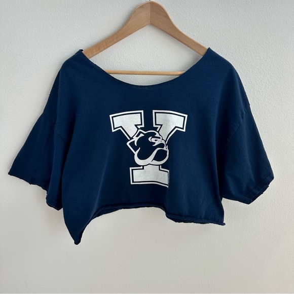 Tops | Yale University Off The Shoulder Crop Top | Poshmark